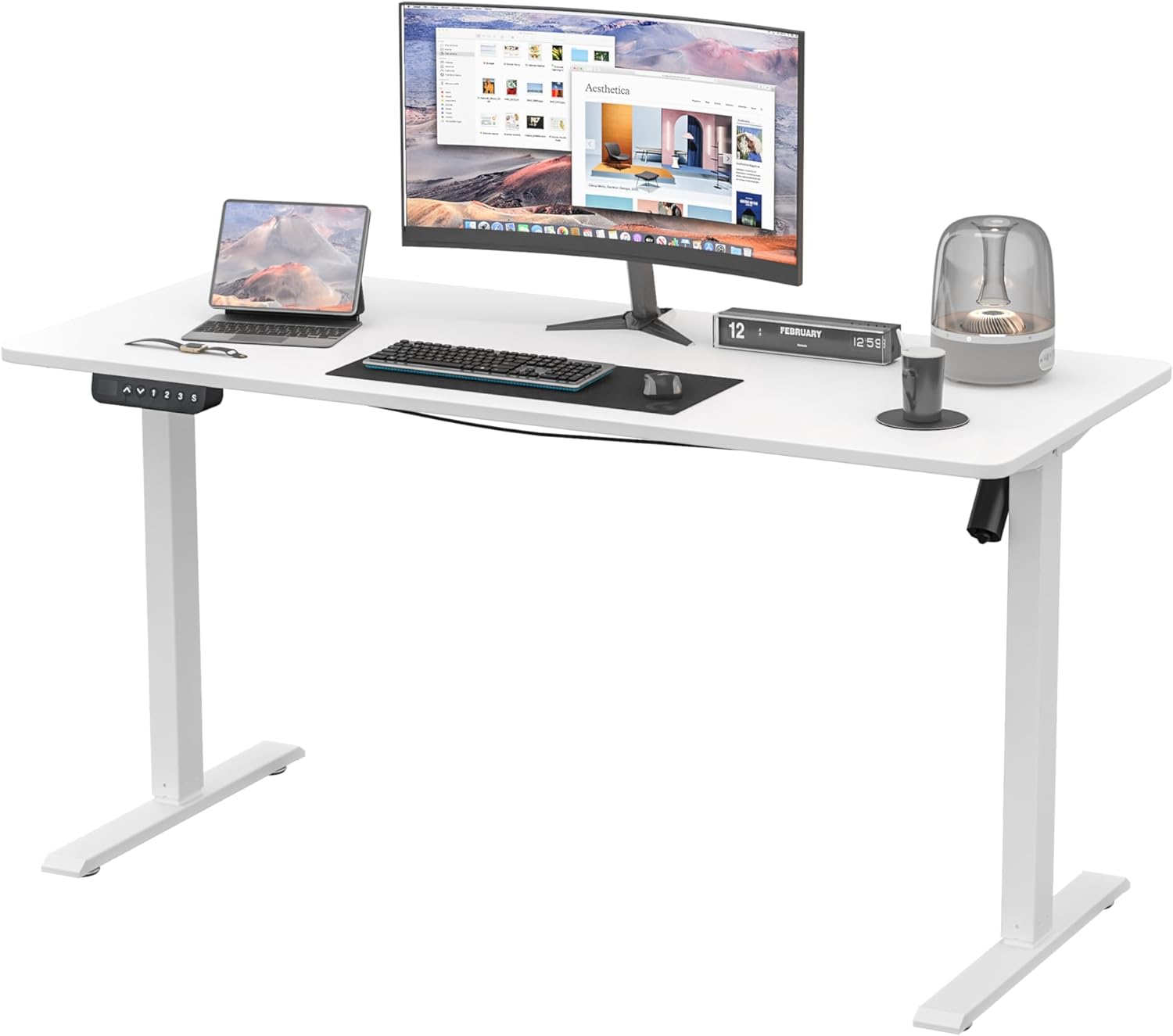 Panana Electric Standing Desk Height Adjustable Office Sit Stand Desk ...