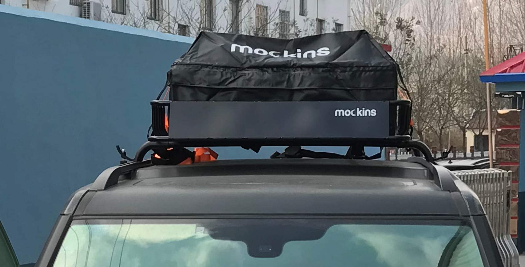 Mockins Roof Cargo Basket 64x39x6 Extendable Cargo Roof Rack Cargo ...