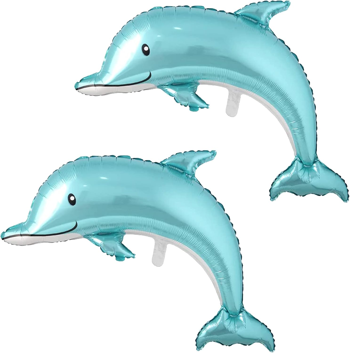 Amazon.com: 2Pcs Dolphin Balloons Giant Ocean Animal Foil Balloons for ...
