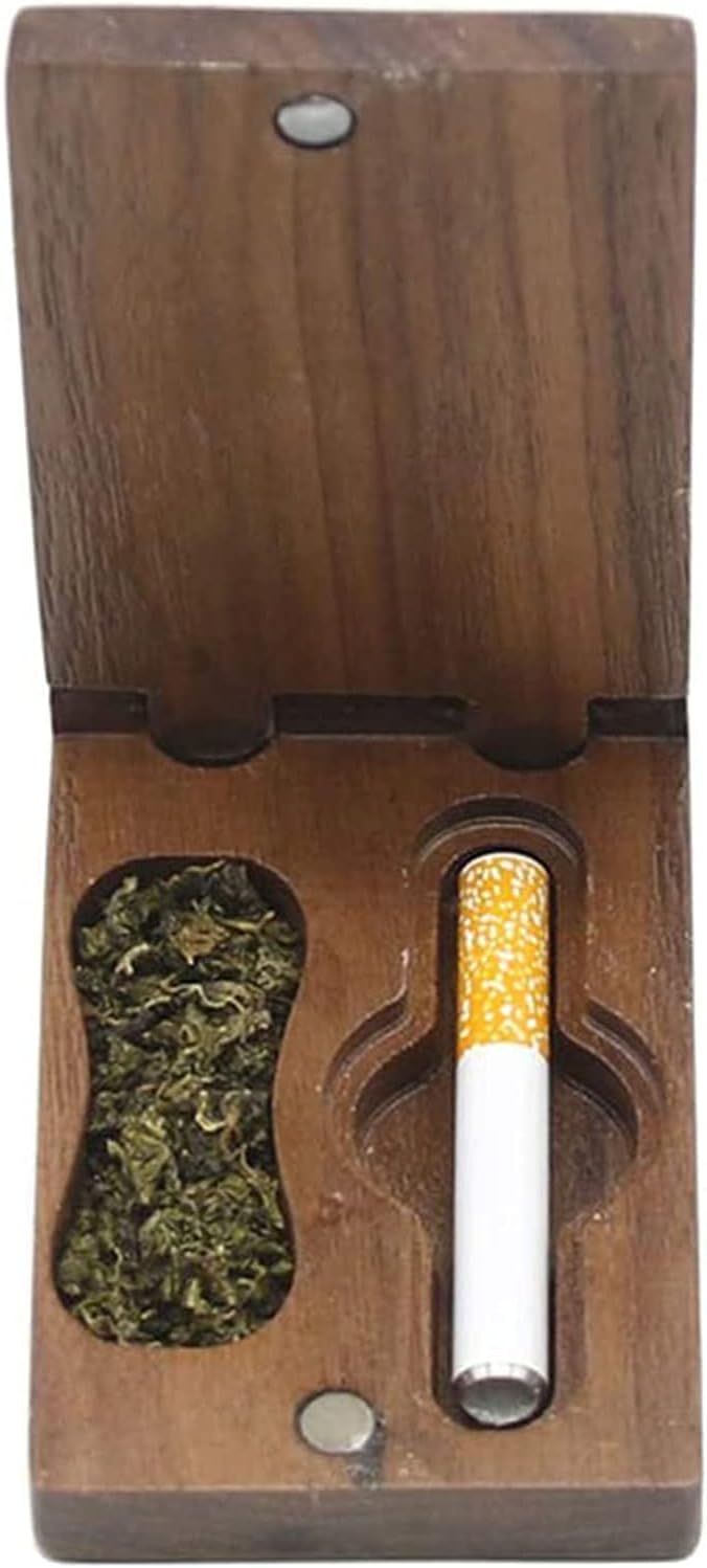 Amazon.com: Portable Cigarettes Box,Men's Cigarette Cases Vintage ...