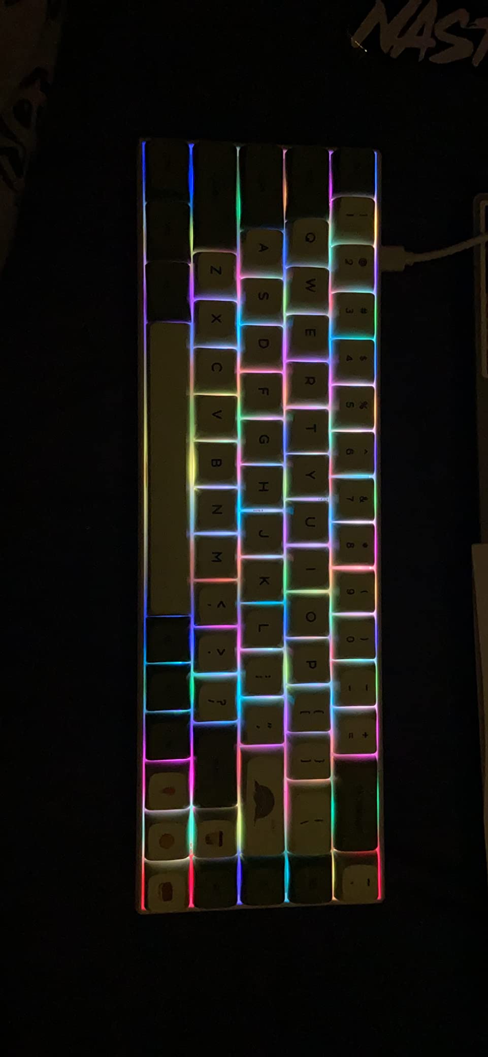 $9/mo - Finance Owpkeenthy RGB Mechanical Keyboard 60 Percent Red ...