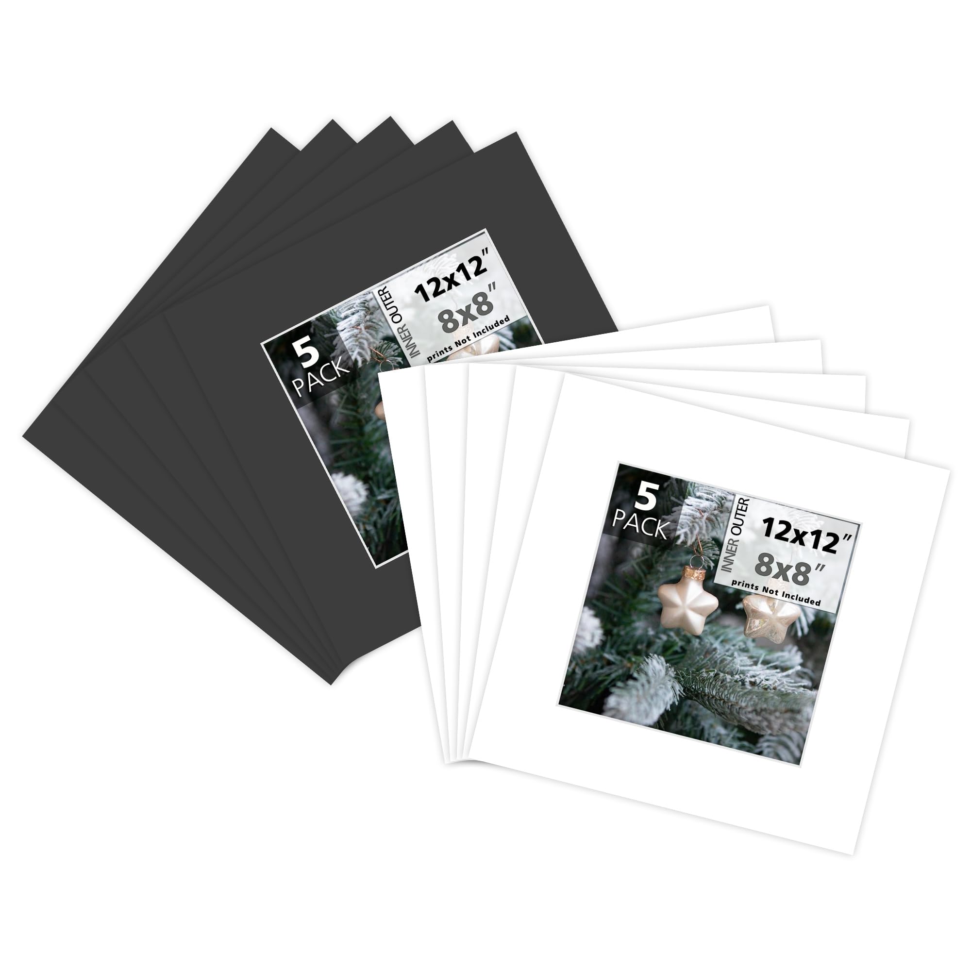 Amazon.com: Mat Board Center, 10 Pack Pre-Cut 12x12 Picture Mats for ...