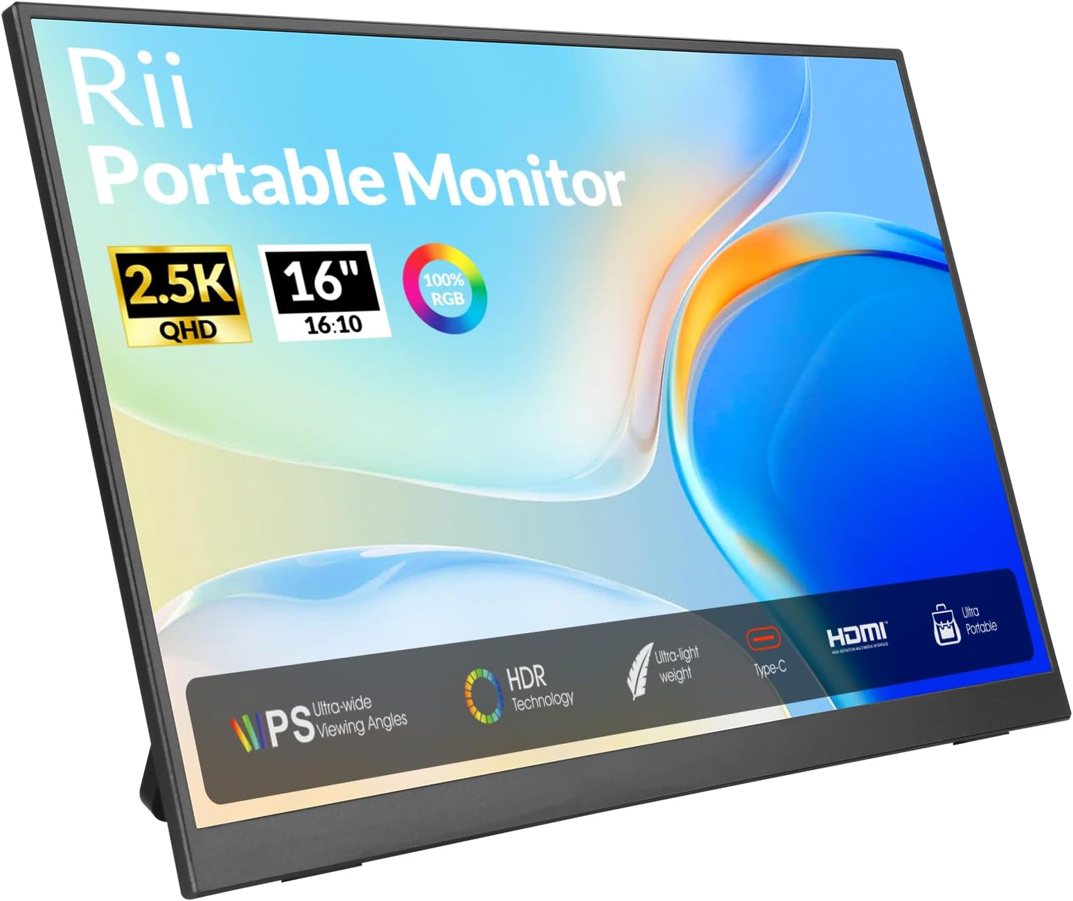 Amazon.com: FMC Monitor portátil de 2.5K 144hz QHD de 16 pulgadas ...