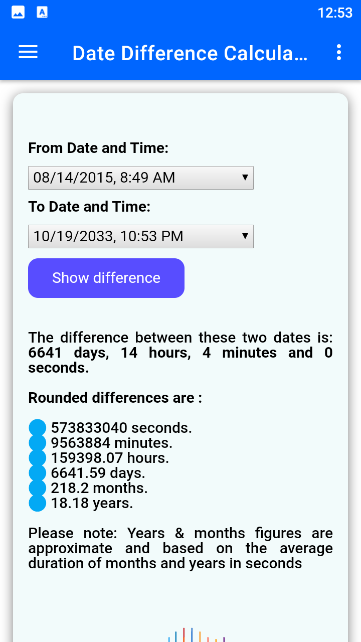Date Difference Calculator:Amazon.in:Appstore for Android