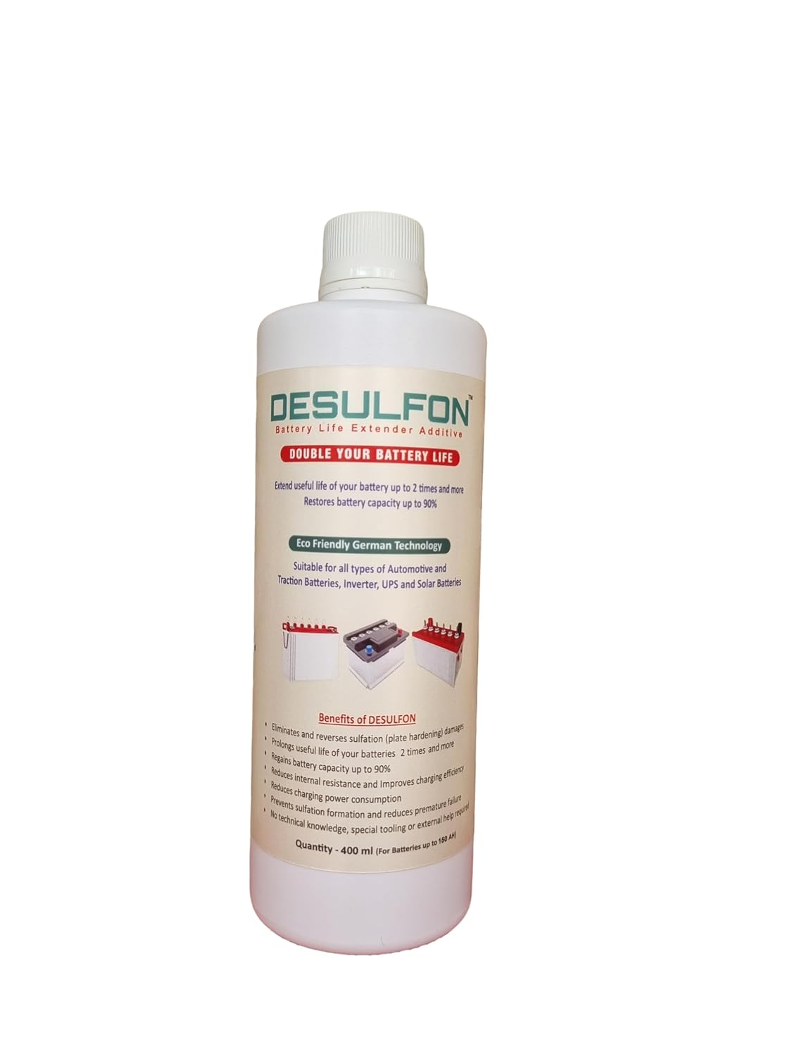 DESULFON Battery Life Extender, Capacity Booster, Desulfator, Reviver ...