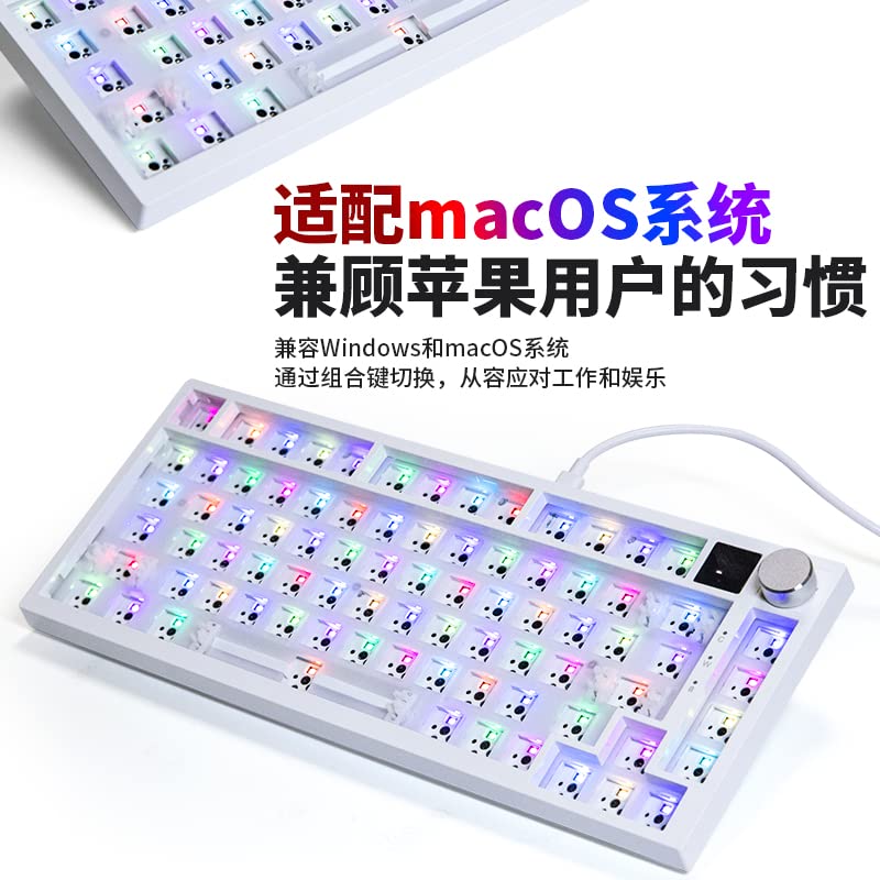 Buy Kchibo One Handed Gaming Keyboard RGB Backlit 34 Keys Portable Mini ...