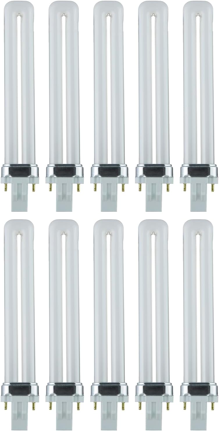 Sunlite PL13/SP50K Compact Fluorescent Single U-Shaped Twin Tube Light ...