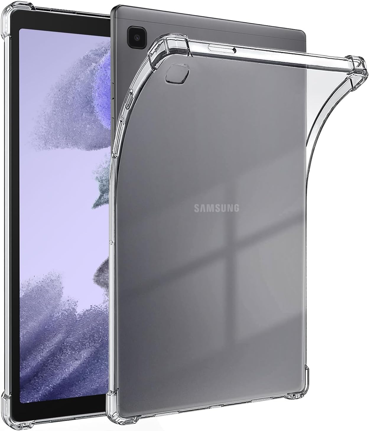 M.G.R.J® Soft TPU Transparent Back Case Cover for Samsung Galaxy Tab A7 ...