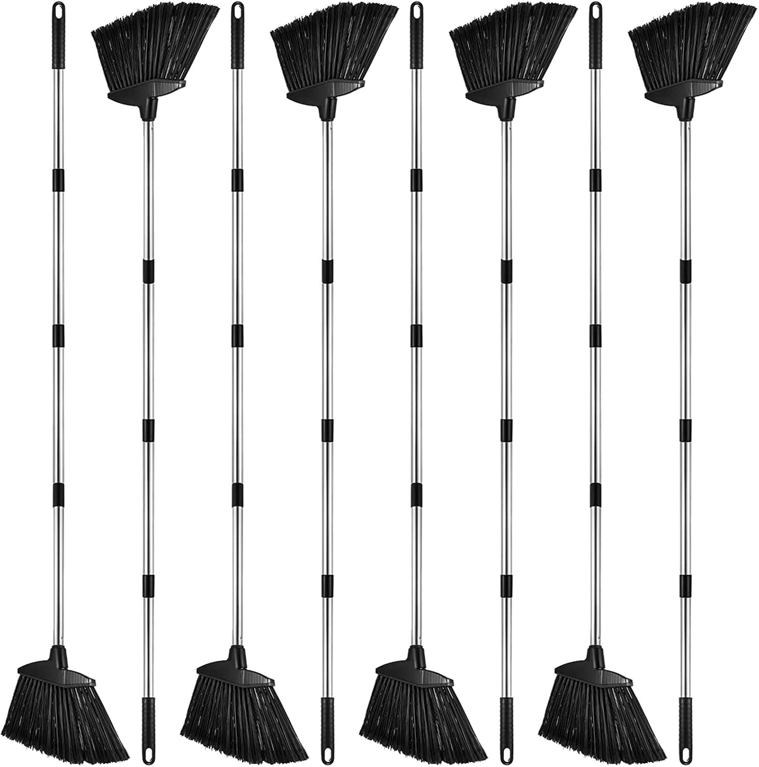 Amazon.com: 10 Pack Heavy Duty Broom Bulk, Outdoor Indoor Broom ...