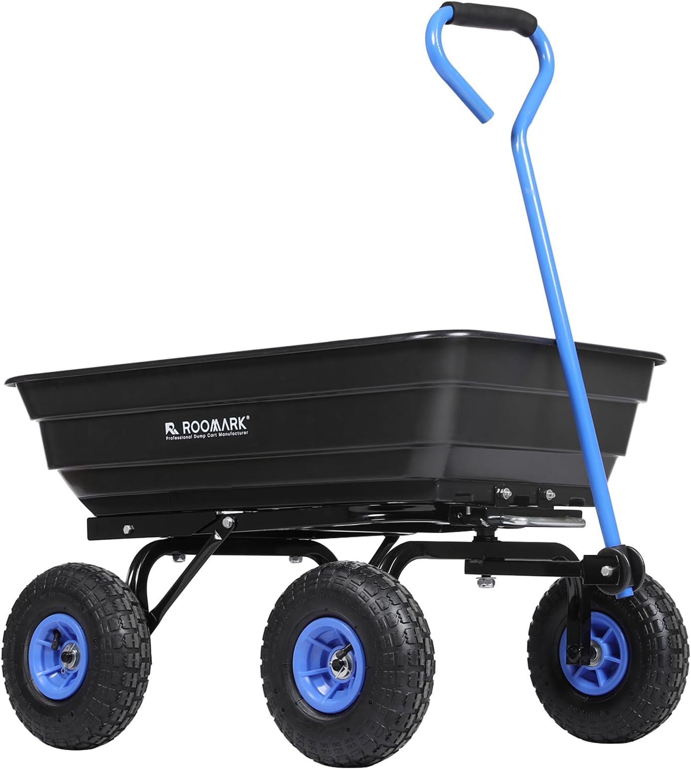 Amazon.com: Roomark Garden Dump Cart with Quick Release Mechanism, 600 ...