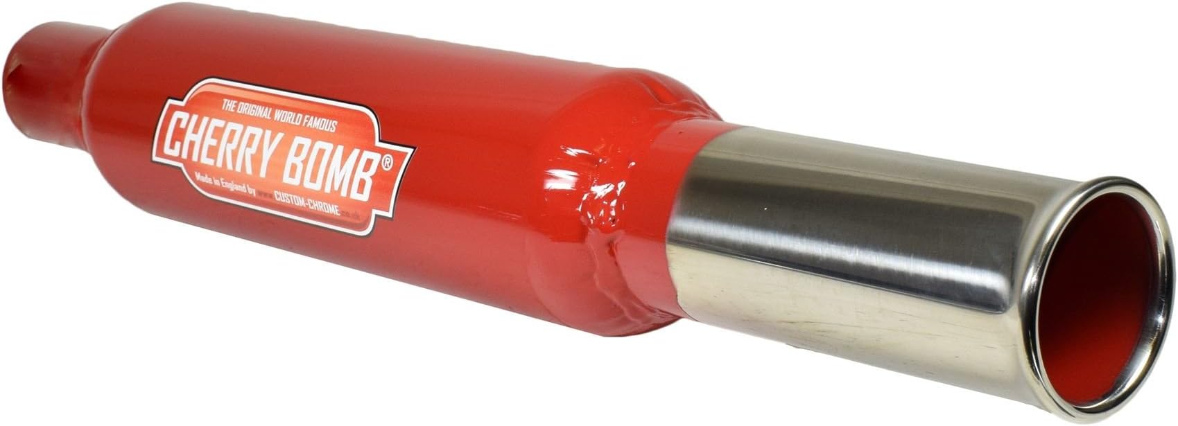 Screamer Cherry Bomb Tail Bomb Round Chrome Tail Pipe Exhaust Pipe ID 2 ...