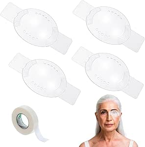 Amazon.com: Eye Shield After Cataract Surgery 4Pcs Plastic Eye Patch ...