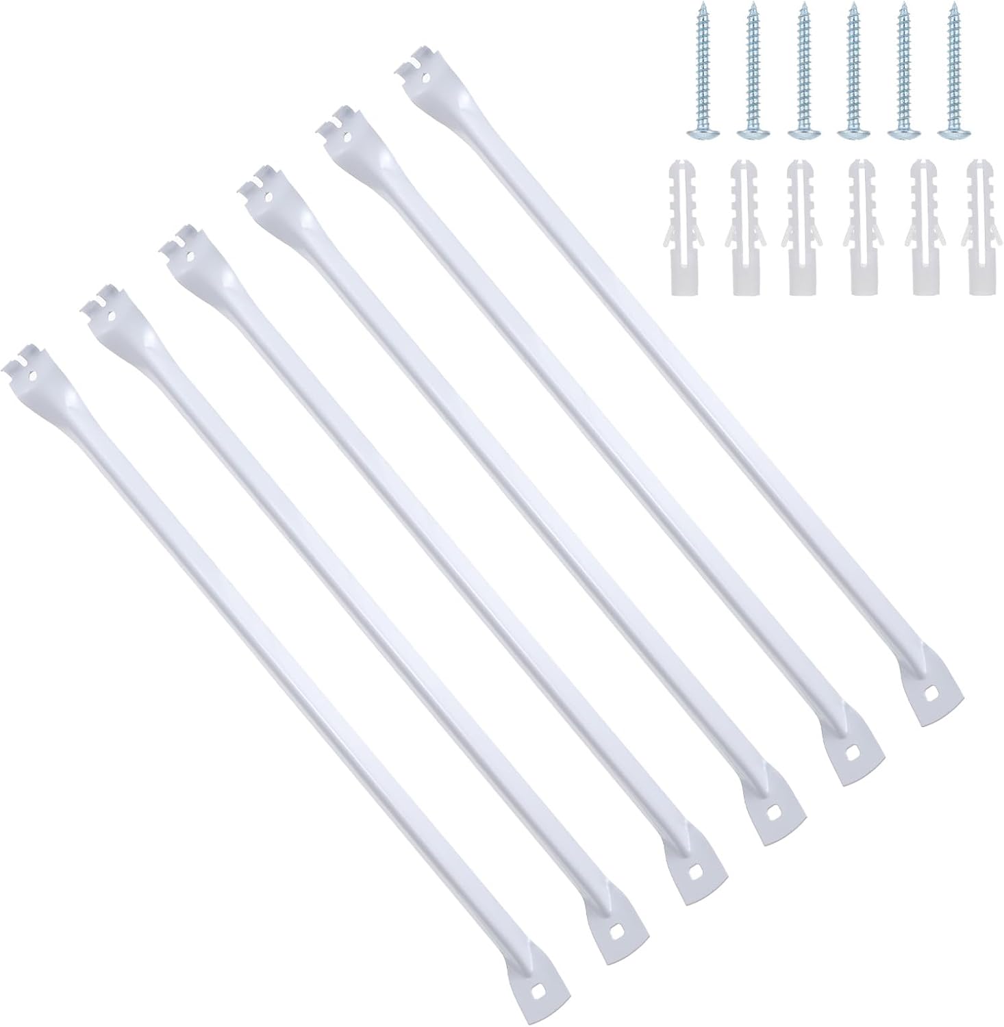 Amazon.com: 6 Pcs Support Brackets for Wire Shelving, 17 inches Closet ...