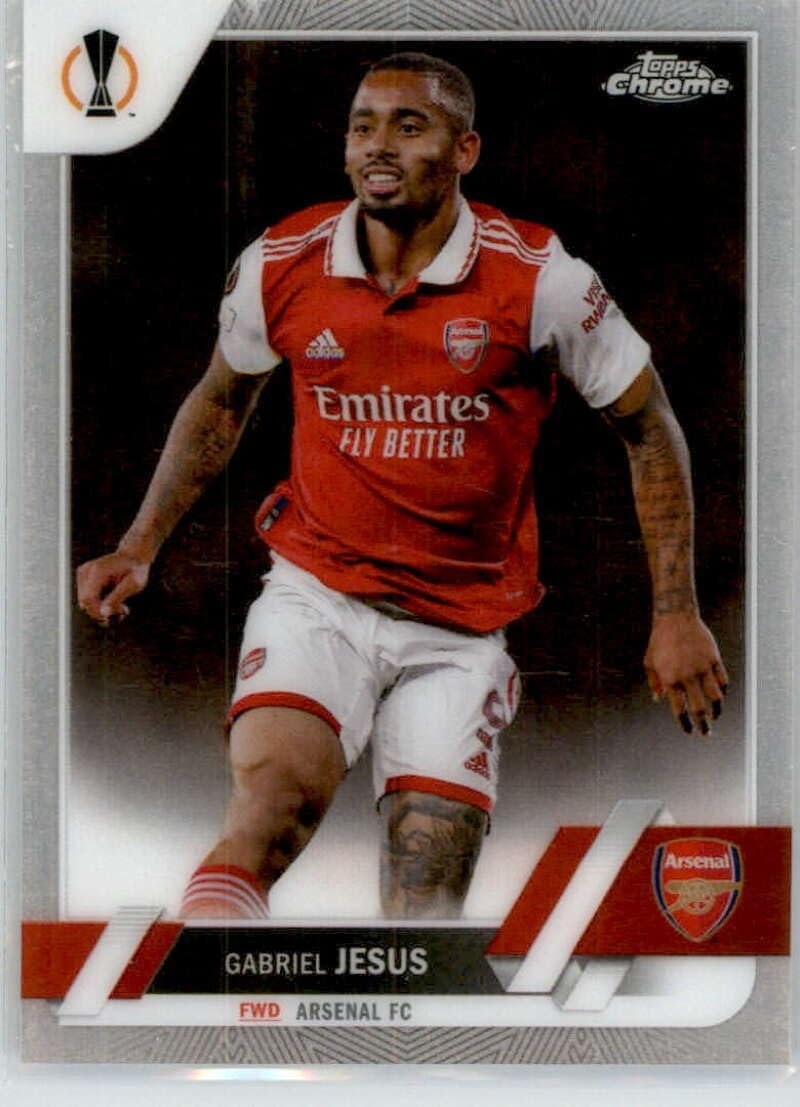 Amazon.com: 2022-23 TOPPS CHROME UEFA CLUB COMPETITIONS #38 GABRIEL ...
