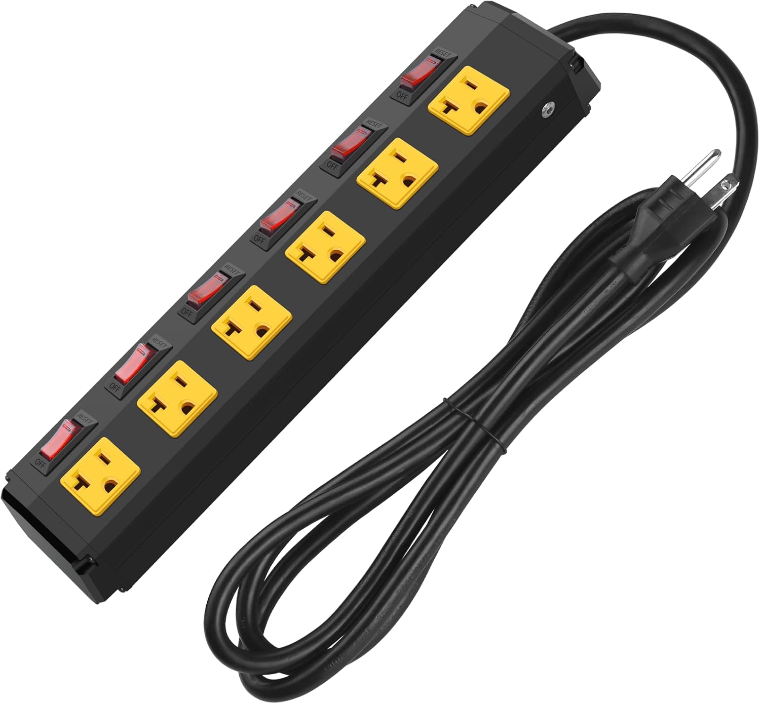 Amazon.com: CCCEI Metal Power Strip Individual Switches 6 Outlets ...