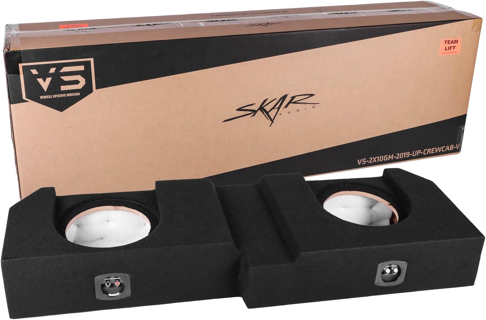 Amazon.com: Skar Audio Dual 10" Ported Subwoofer Enclosure Compatible ...