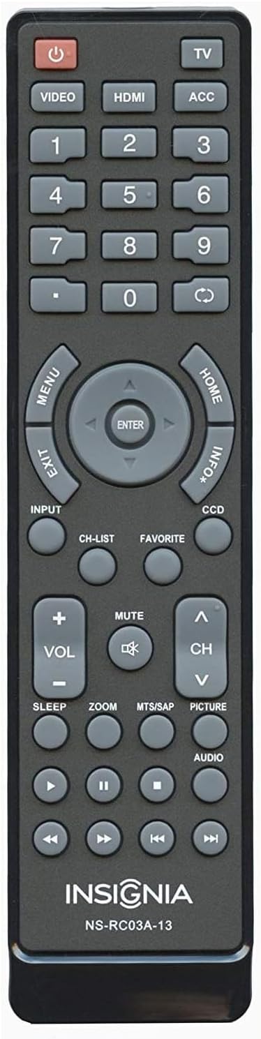 Amazon.com: Replacement Remote Control fit for Insignia TV HDTV NS ...