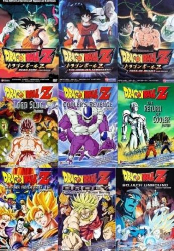 Amazon.com: Dragon Ball Dragonball Z Dvd Movies Bundle 9 Pack Vol 1 ...
