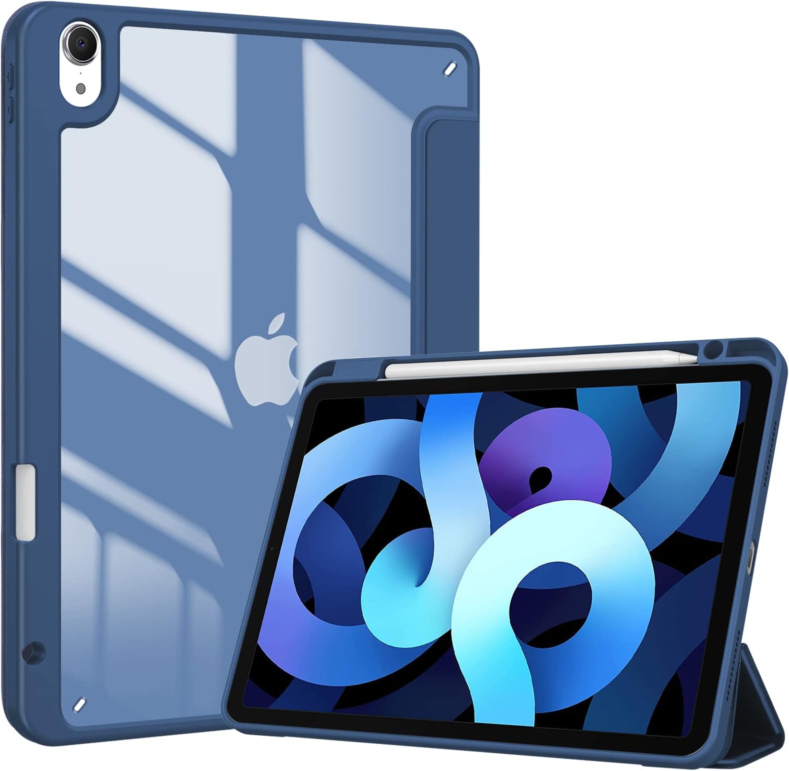 Amazon.co.jp: ProCase iPad Air5 (2022) / Air4 (2020) ケース 10.9インチ 透明 クリア ...