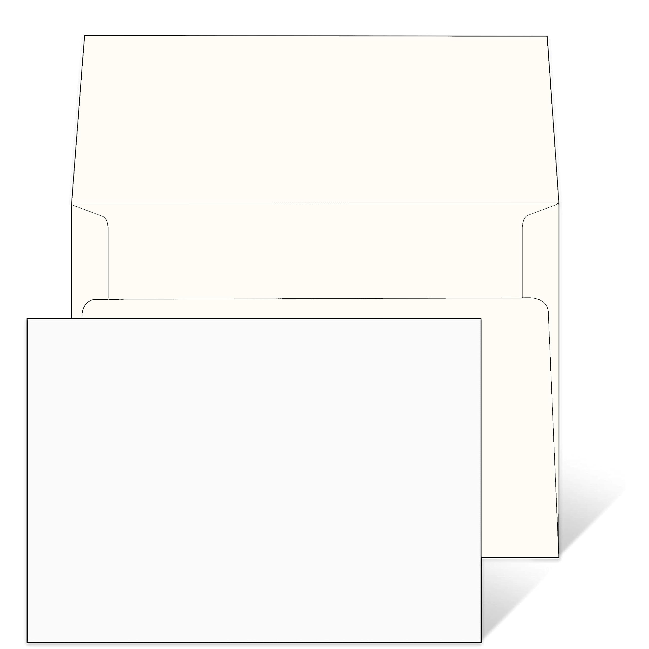 PG Creations Blank Note Cards with Envelopes, 10x15 cm with A6 Size ...