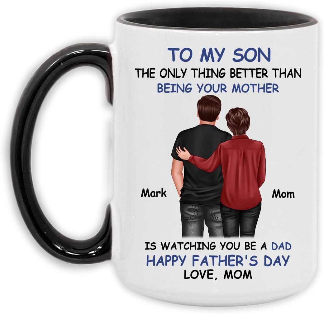 Amazon.com: Generic M452218 Personalized Father's Day To My Son The ...