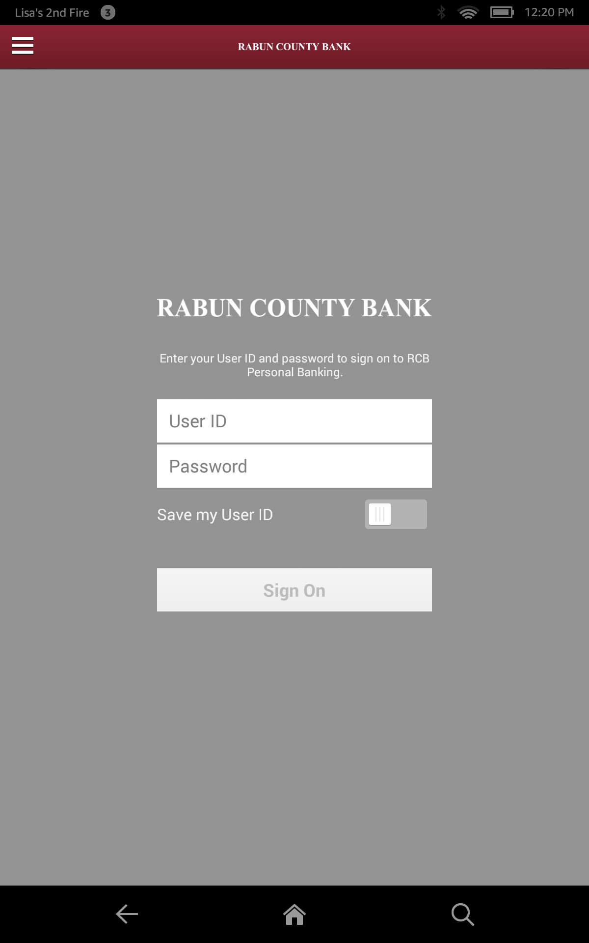 RCB Personal Banking - App on Amazon Appstore