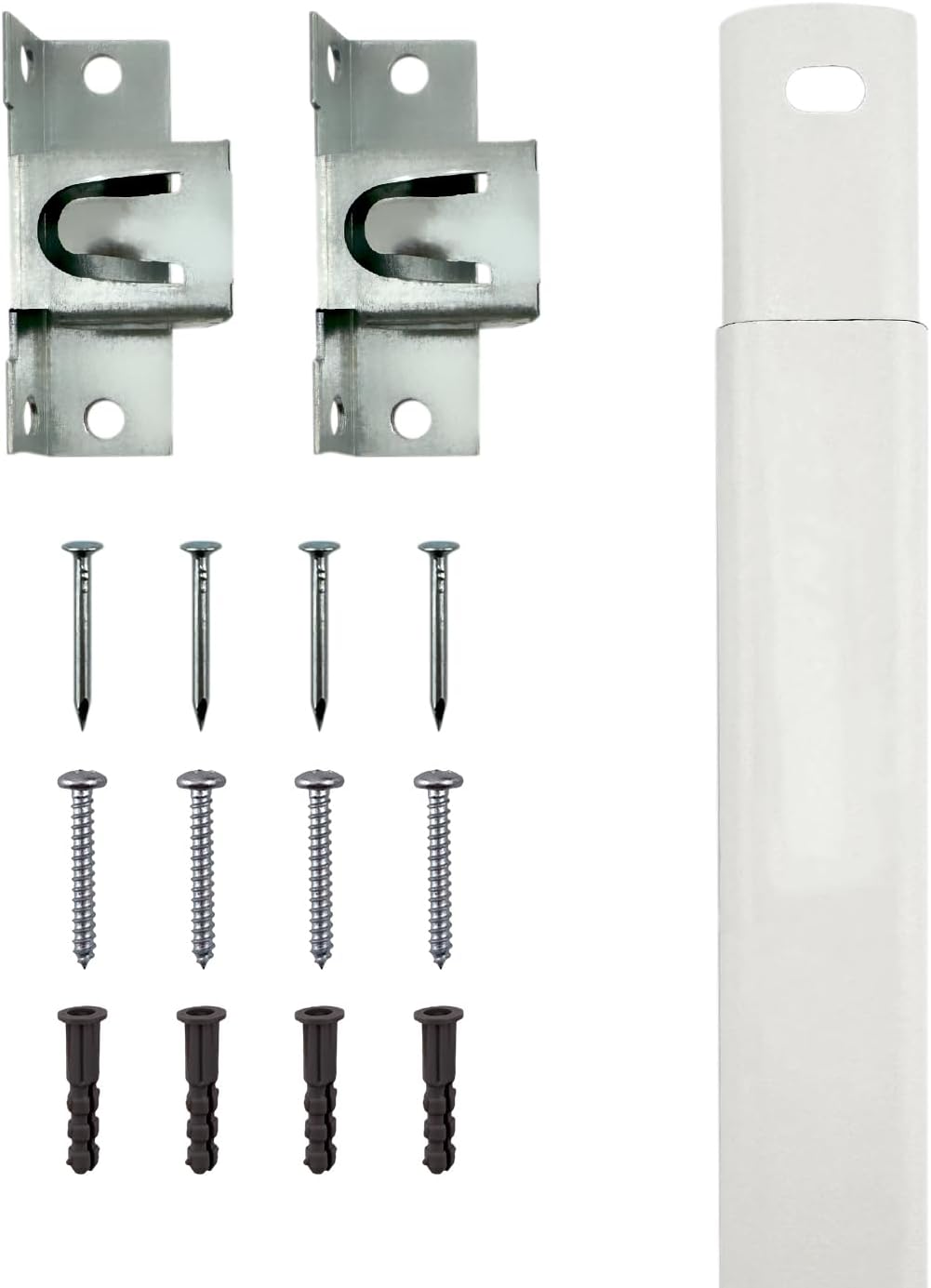 Amazon.com: Amazing Drapery Hardware 28-48 Inch Flat Sash Rod with 1/4 ...