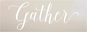 Amazon.com: Gather Script Stencil by StudioR12 | Isabella Cursive ...