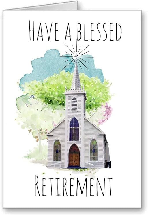 Religious Vicar Church Retirement Card Happy Retirement Not ...