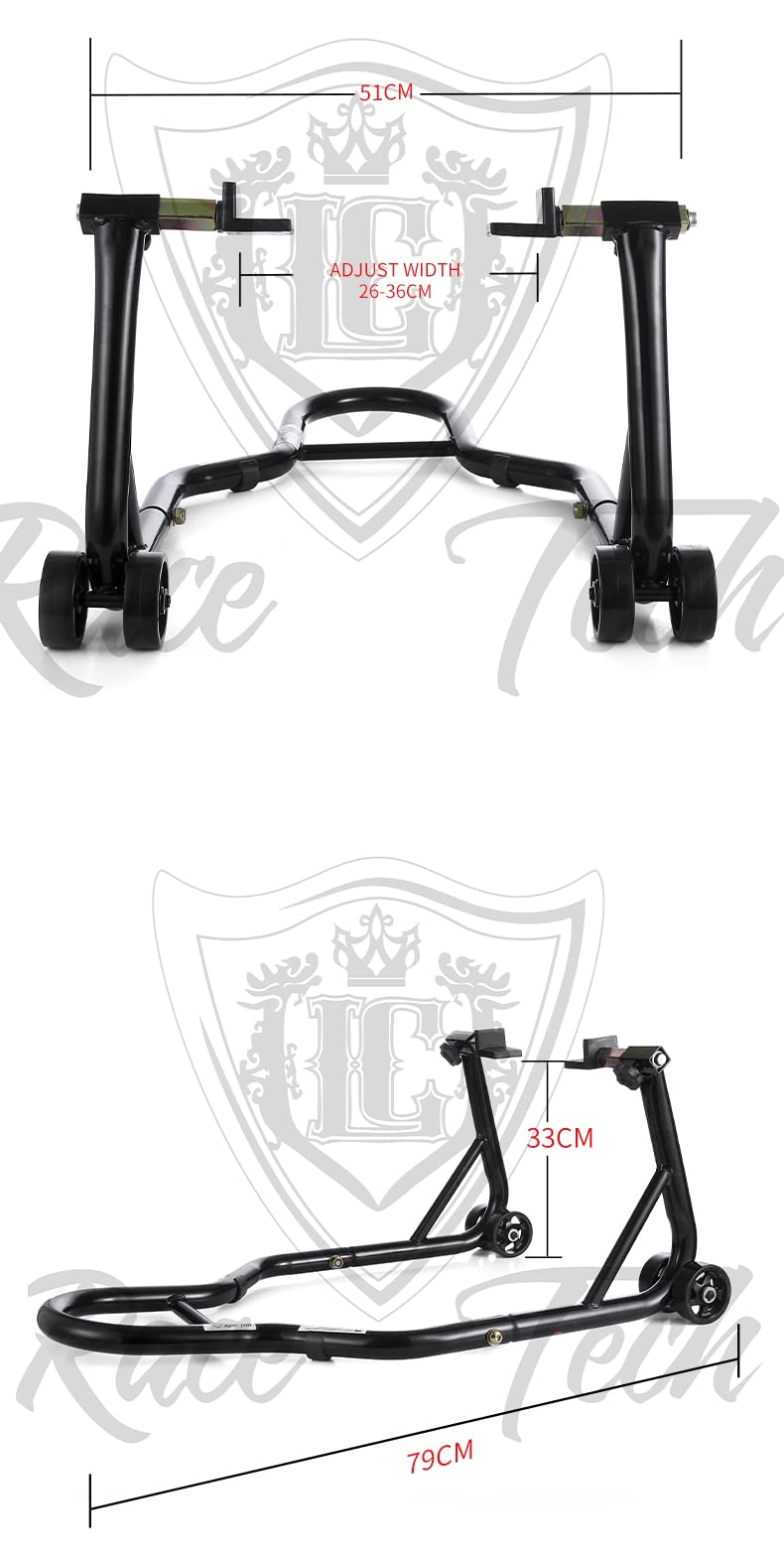 Heavy Duty Motorcycle Rear Wheel Swingarm Lift Universal Sport Bike ...