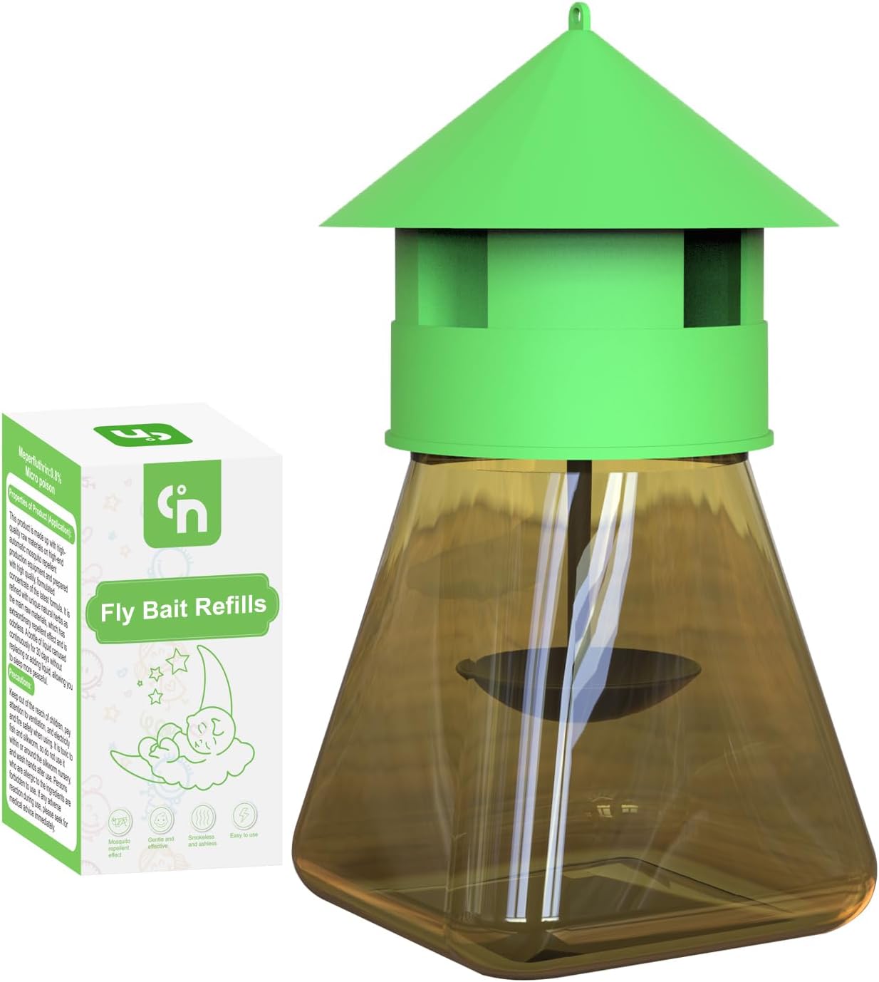 Amazon.com : Simashts Reusable Fly Traps Outdoor Hanging, Reusable Fly ...