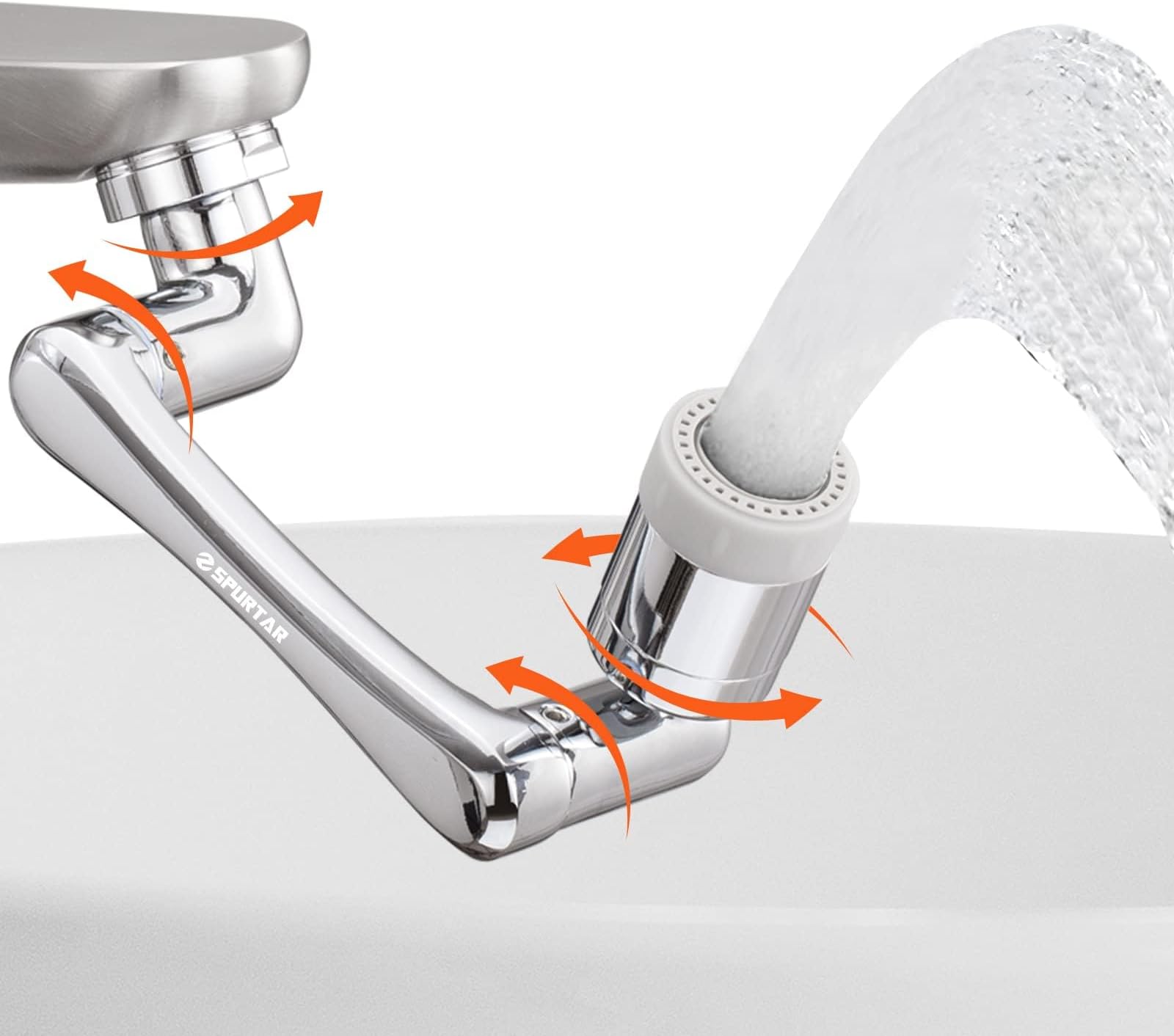 Amazon.com: 1080° Faucet Extender, 1080 Swivel Robotic Arm Swivel ...