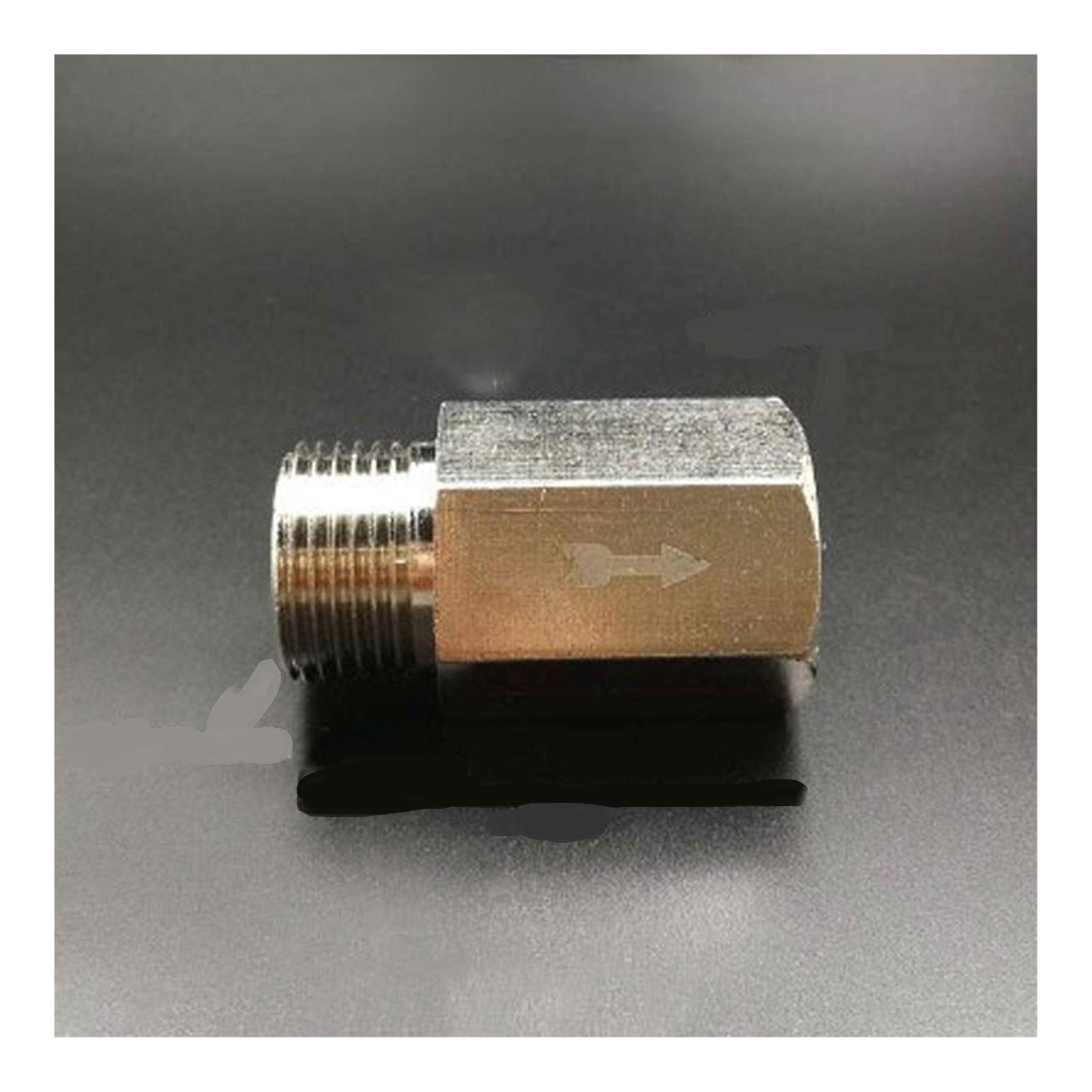 Buy DOLUNTO Check Valves DN15 1/2 inch BSP Female to Male Nickel Plated ...