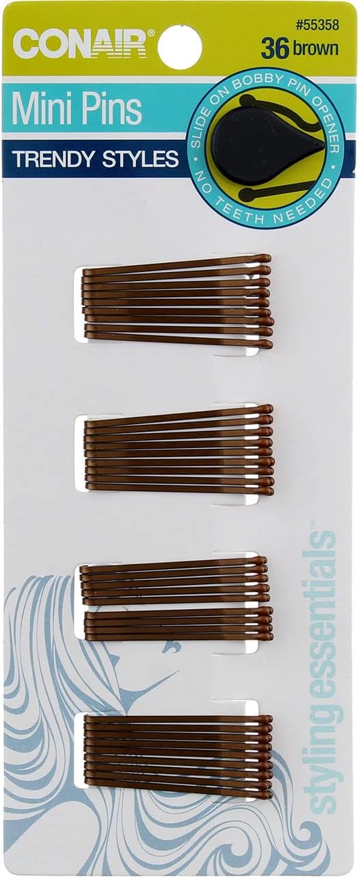 Amazon.com : Sta-Rite White Bobby Pins - 60 count : Hair Pins : Beauty ...