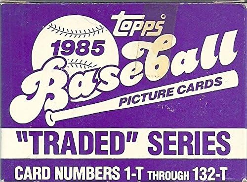 Amazon.com: 1985 Topps Traded Set Complete M (Mint) : Sports & Outdoors