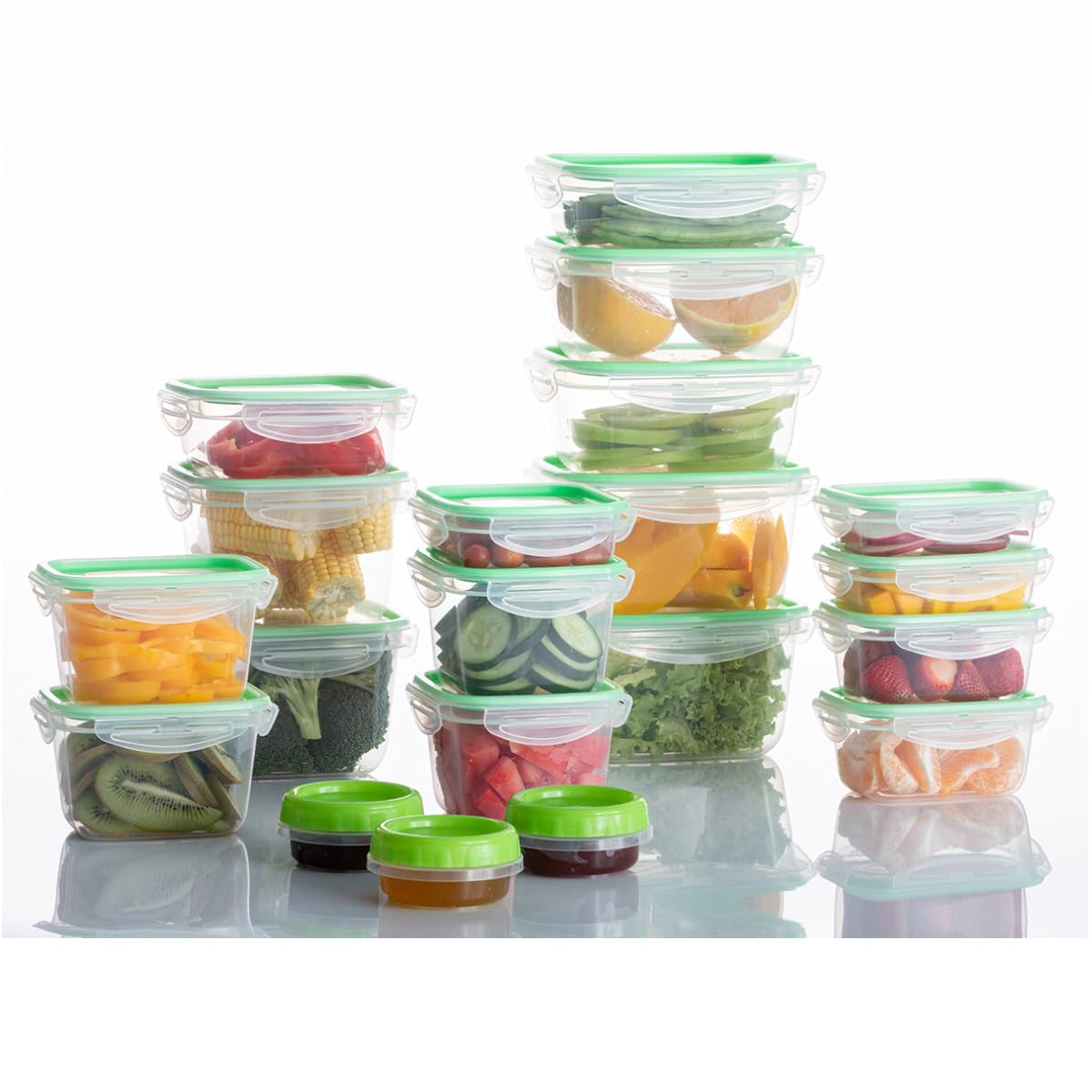 Amazon.com: K PLASTICOS KENDY KendyFresh Plastic Food Storage Container ...