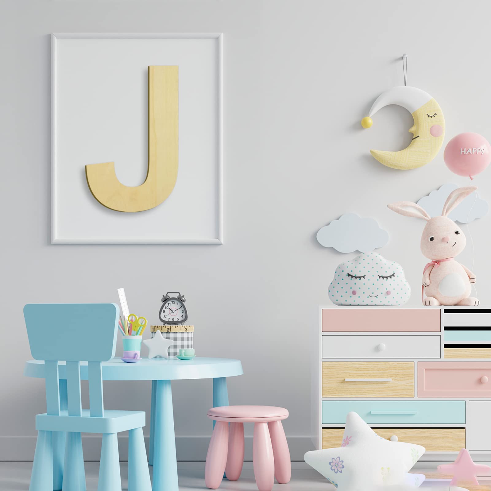 Snapklik.com : 12 Inch Wooden Letters M,Large Wooden Letter For Wall ...