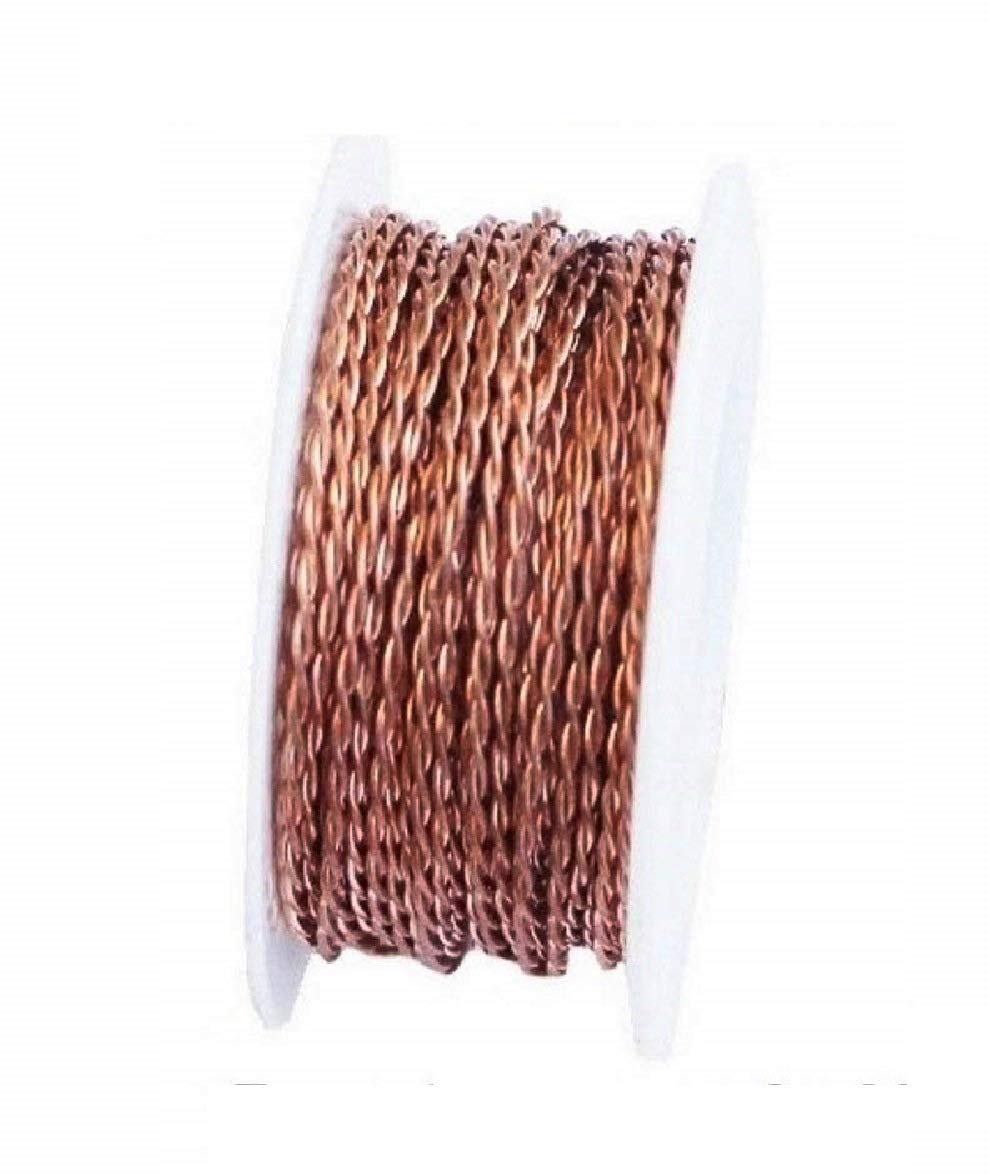 Amazon.com: Bare Copper Twisted Wire 18 Ga 10 Ft Spool (Soft)