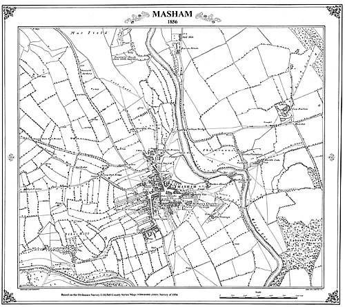 Masham 1856 Victorian Map: 111 | Amazon.com.br