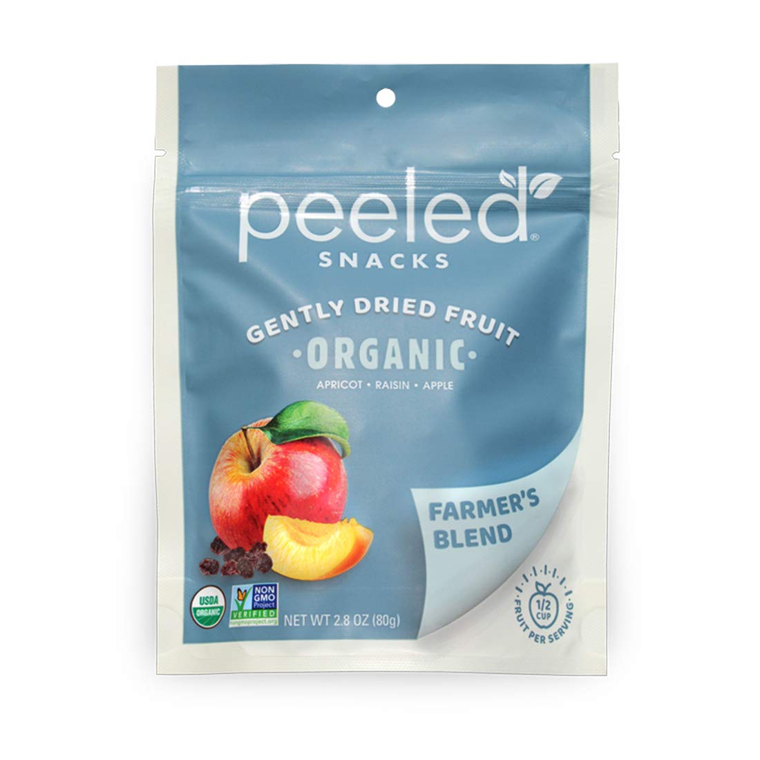 Amazon.com : Peeled Snacks Organic Dried Fruit, Farmer's Blend, 2.8 ...