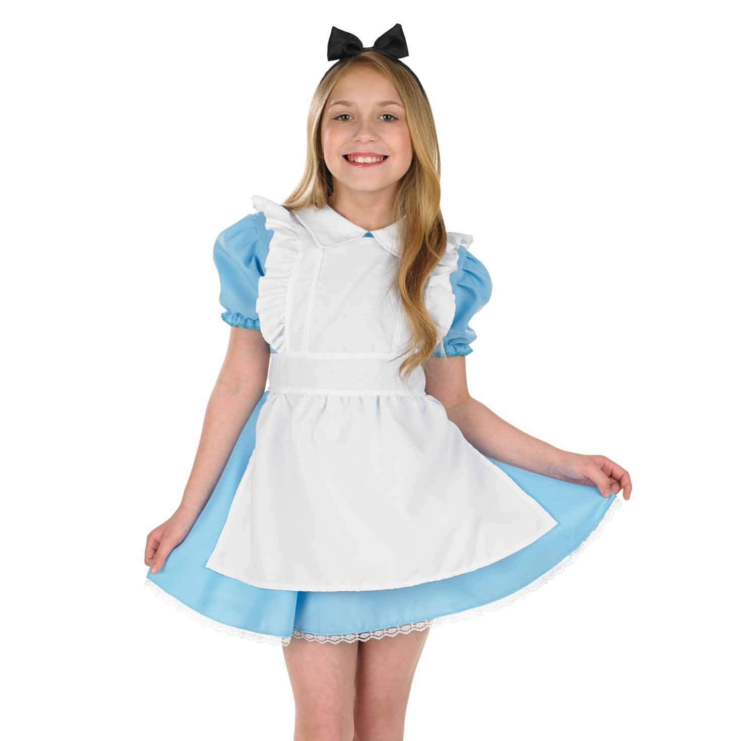 Fun Shack Alice Costume For Girls Blue Dress Halloween Costumes For ...