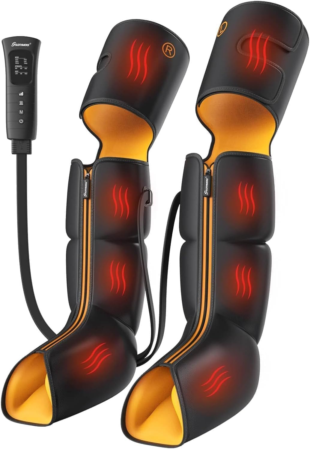 Amazon.com: Leg Massager with Heat and Air Compression, Foot Calf ...