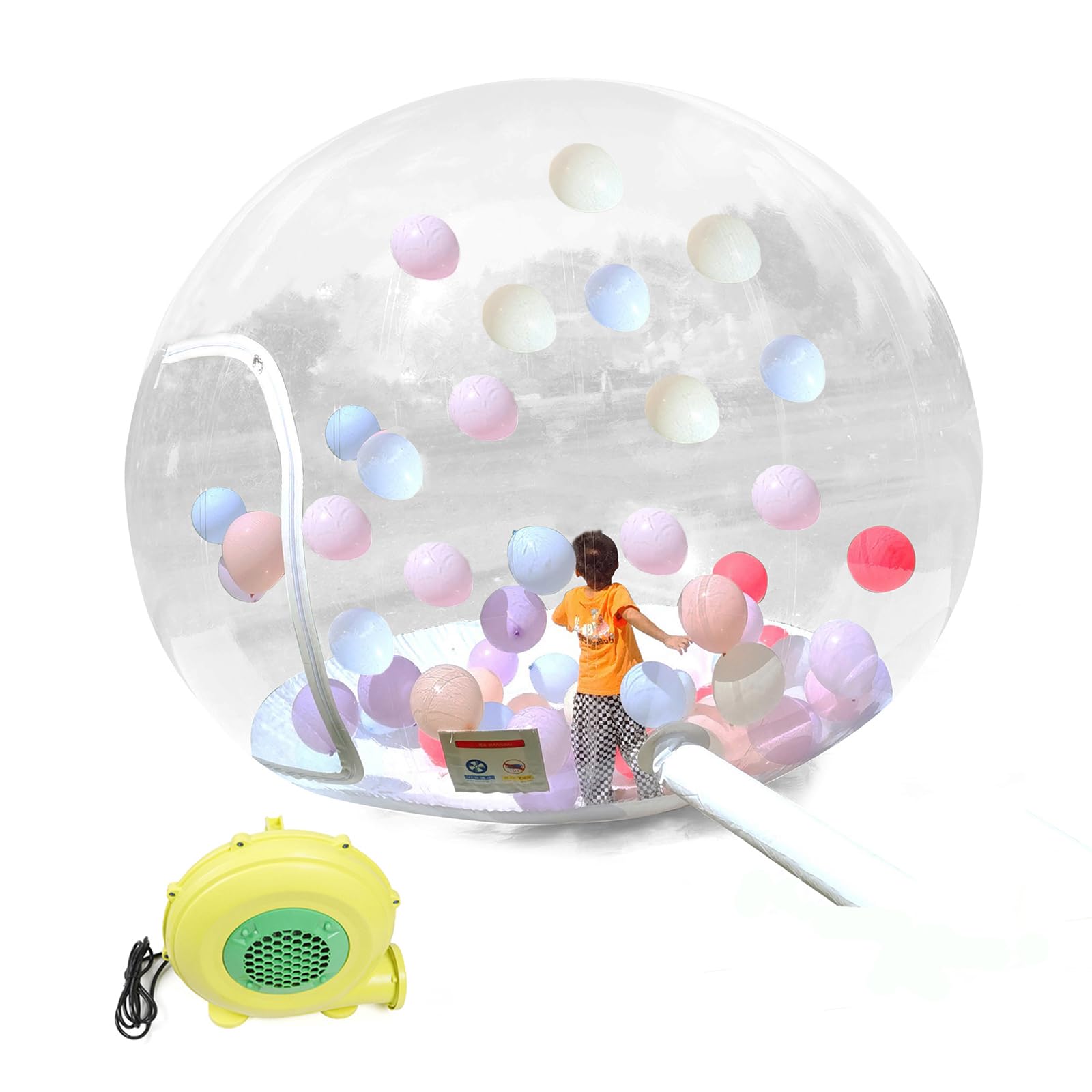 Amazon.com: Kathring Transparent Inflatable Bubble Tent,10 Ft PVC Tent ...