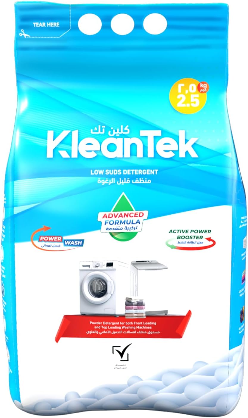 Kleantek Low Sudz Detergent Powder 2.5 kg: Buy Online at Best Price in ...