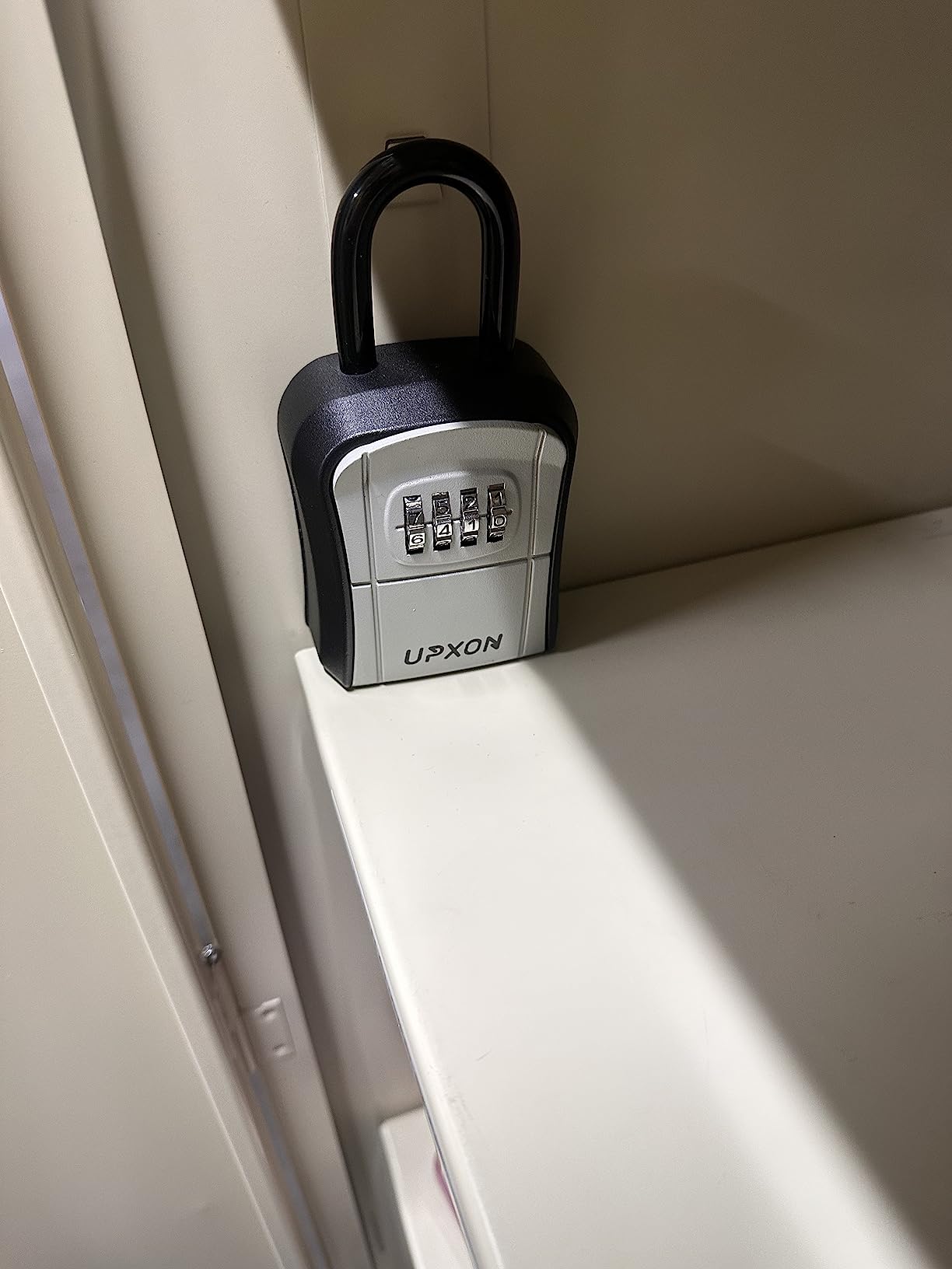 Amazon.com: UPXON Key Lock Box, Small 4 Digit Combination Lock Box for ...