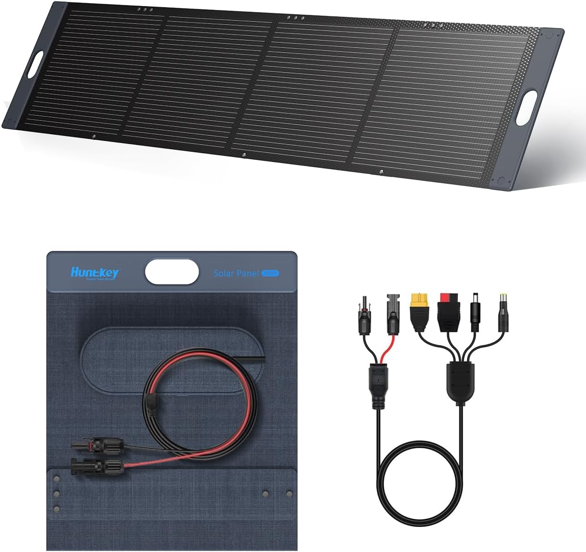 Amazon.com : 200W Solar Panel for Portable Power Station Generator ...