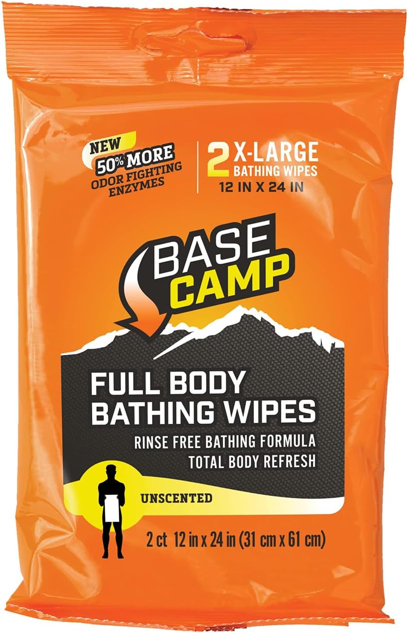 Amazon.com: DEAD DOWN WIND Full Body Unscented Bathing Wipes Scent ...