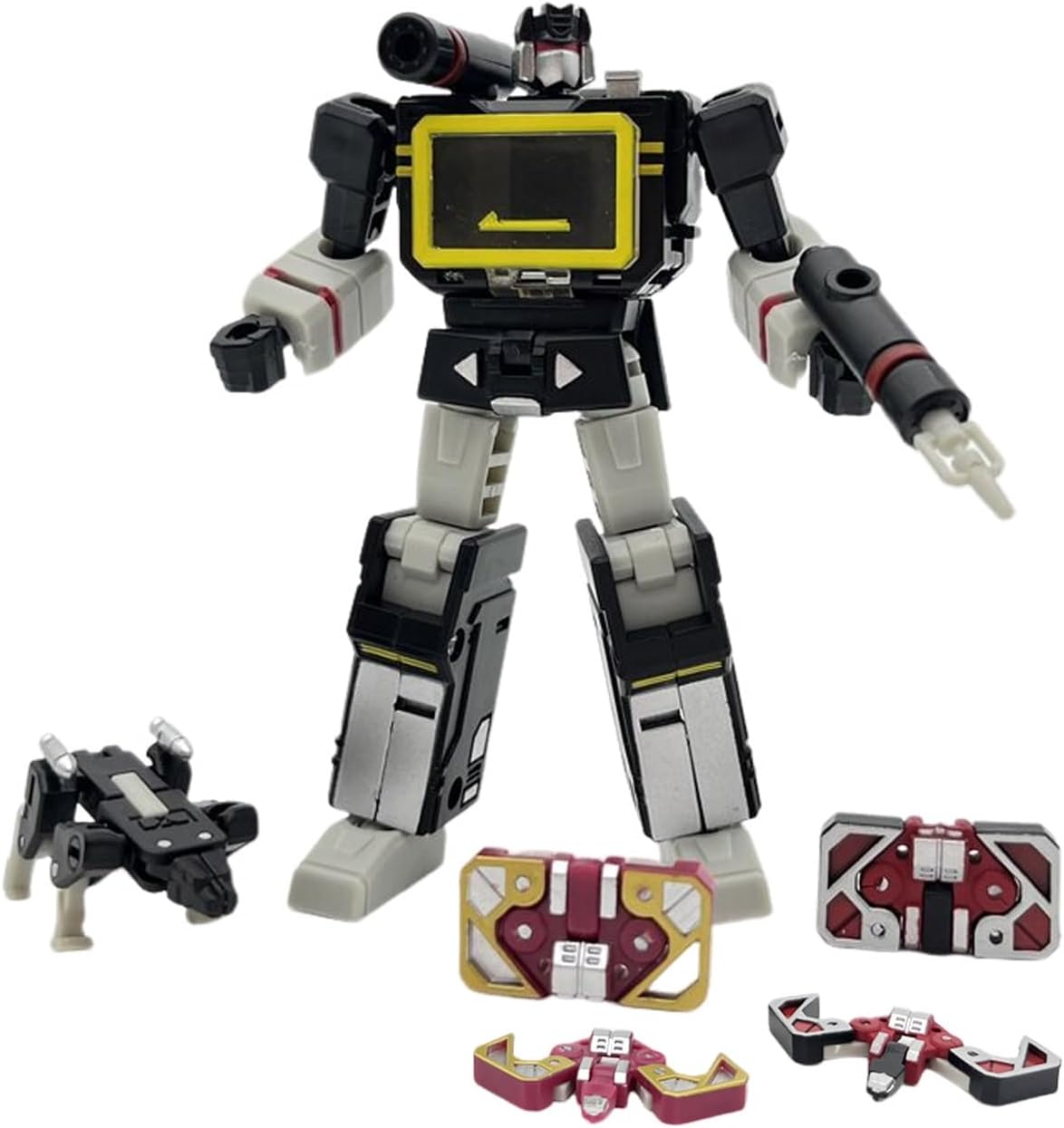 Soundwave PT04，Transformer Toy，2 Forms-Robot And Audio Tape Model，10cm ...