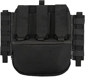 Amazon.com : Molle Back Panel Tactical Zip-on Panel Pouch Hydration ...