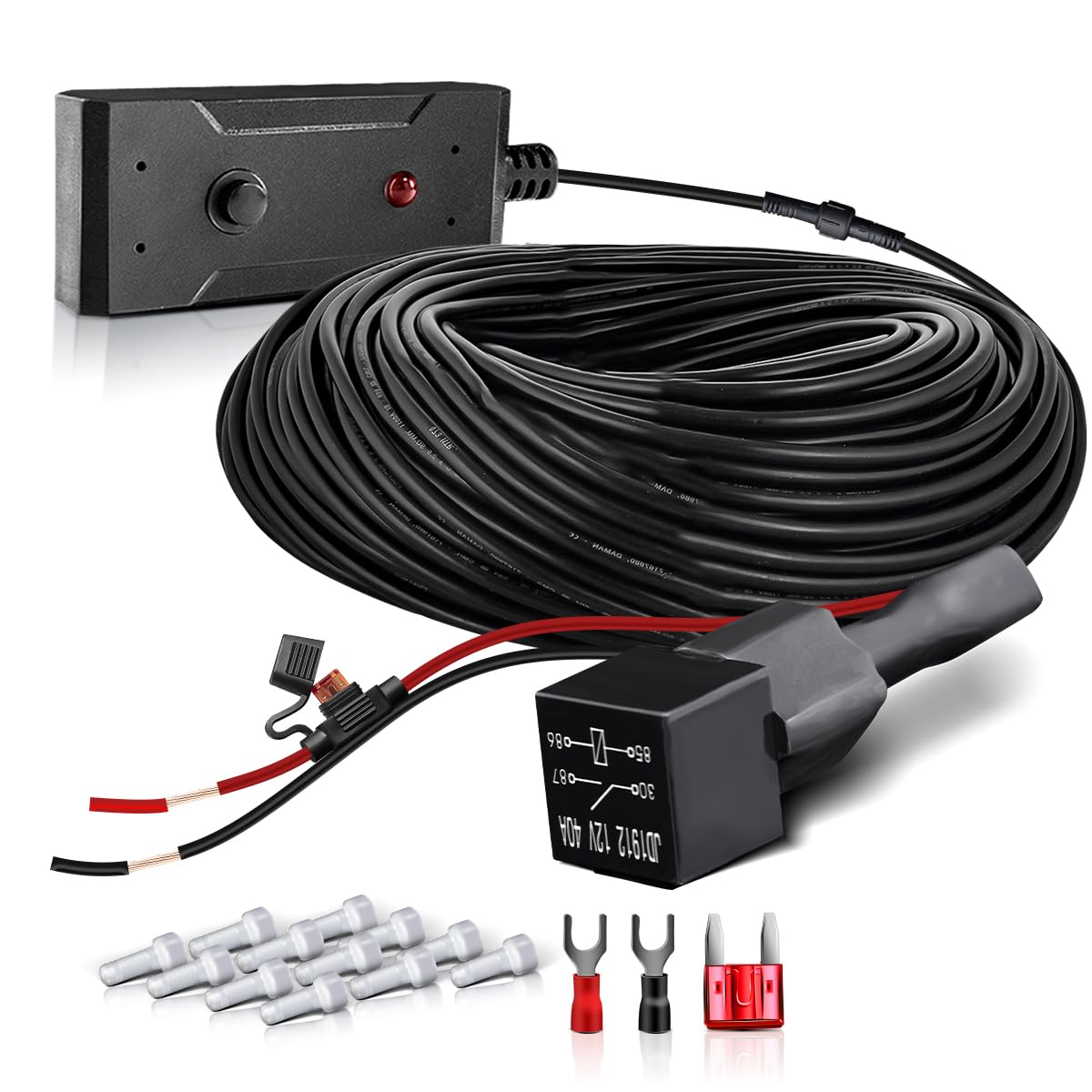 Amazon.com: LEDKITO Wire Harness for LED Rock Lights 12 Lead LED Rock ...